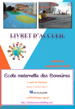 Livret d'accueil maternelle-programmes 2015 - Le jardin d'Alysse